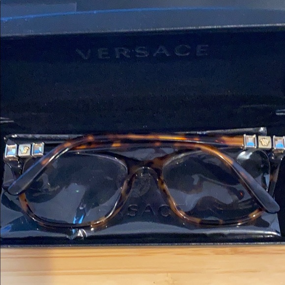 Versace | Accessories | Authentic Versace Tortoise Eye Glass Frames ...